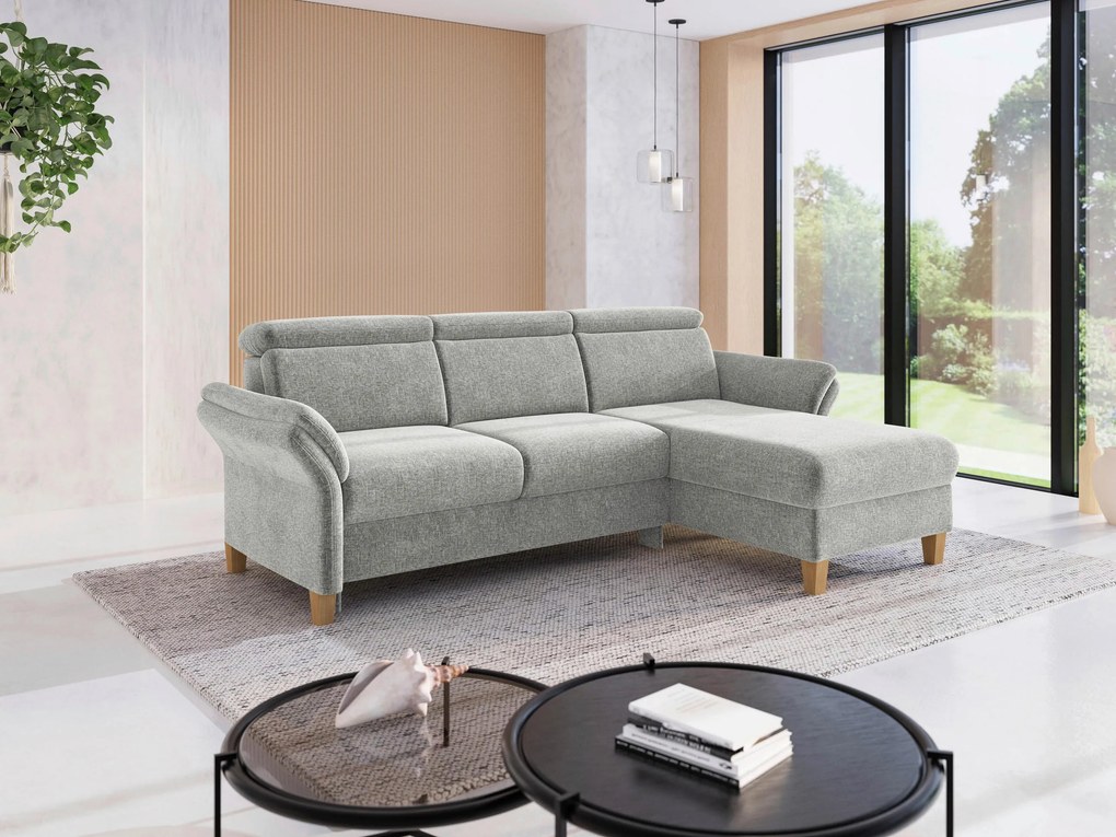 XXXLutz ROHOVÁ SEDAČKA, textil, světle šedá Sit & More - Sedací soupravy - 000144025752