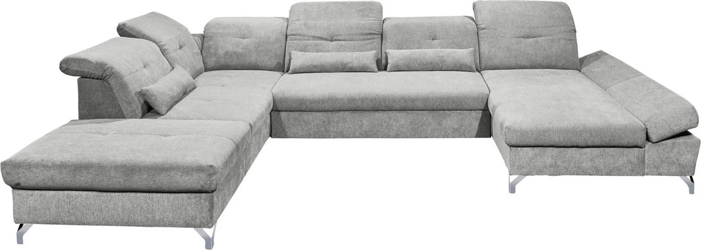 XXXLutz SEDACÍ SOUPRAVA, textil, jílová barva MID.YOU - Rozkládací sedačky - 002220028608