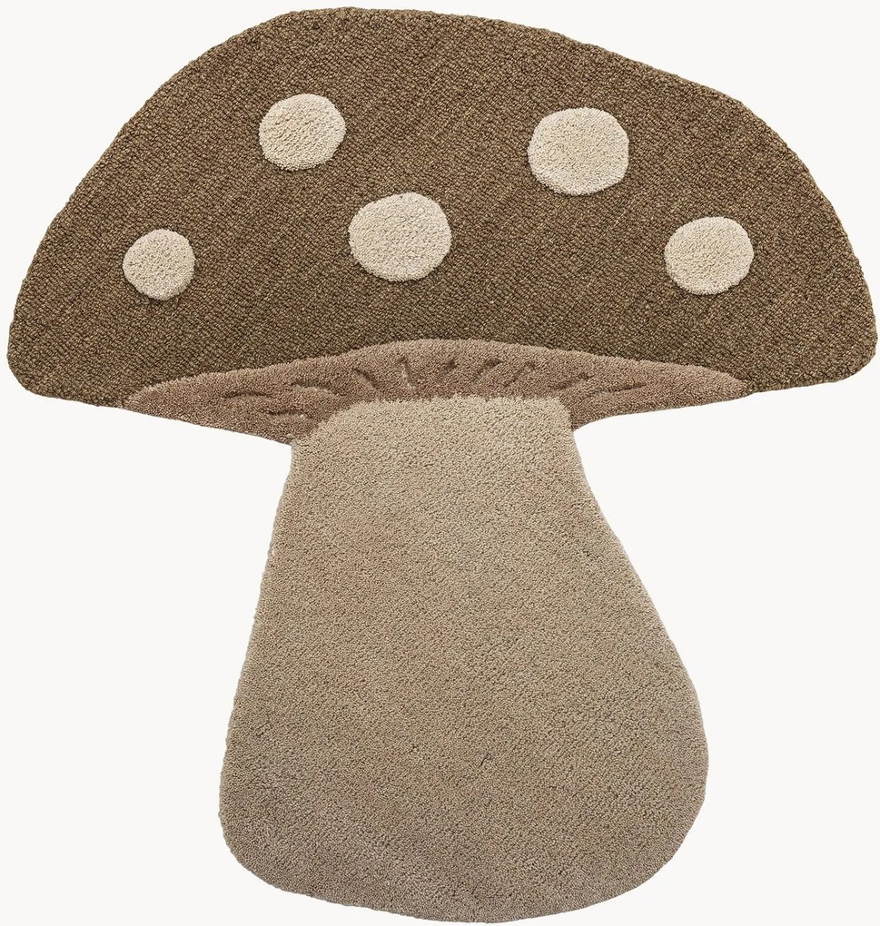 Dětský vlněný koberec Mushroom