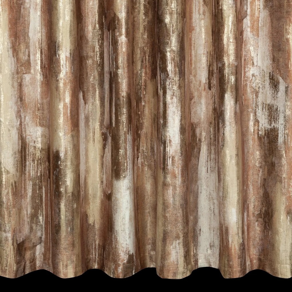 ZATEMŇOVACÍ ZÁVĚS NA PÁSCE ELLA 140X270 CM VZOROVANÁ