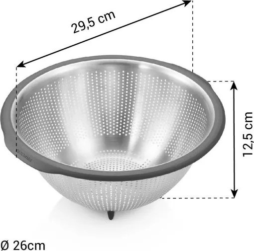 TESCOMA Cedník se širokým okrajem GrandCHEF ø 26 cm