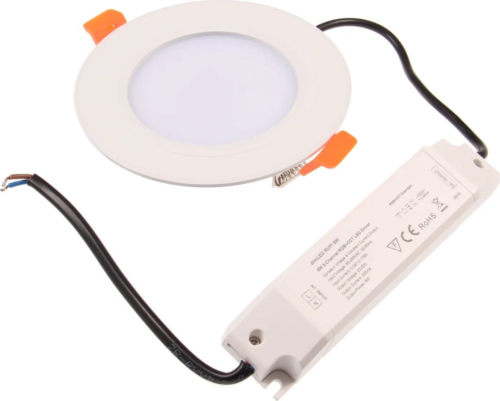 T-LED 069502 Podhledové svítidlo dimLED RGB+CCT RUFI 6W