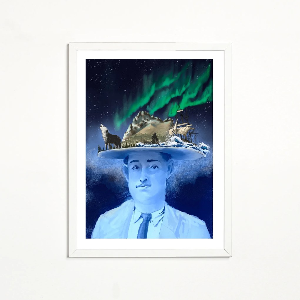 Michal Puhač | Jack London Rám: Bez rámu, Velikost: 30 x 20 cm