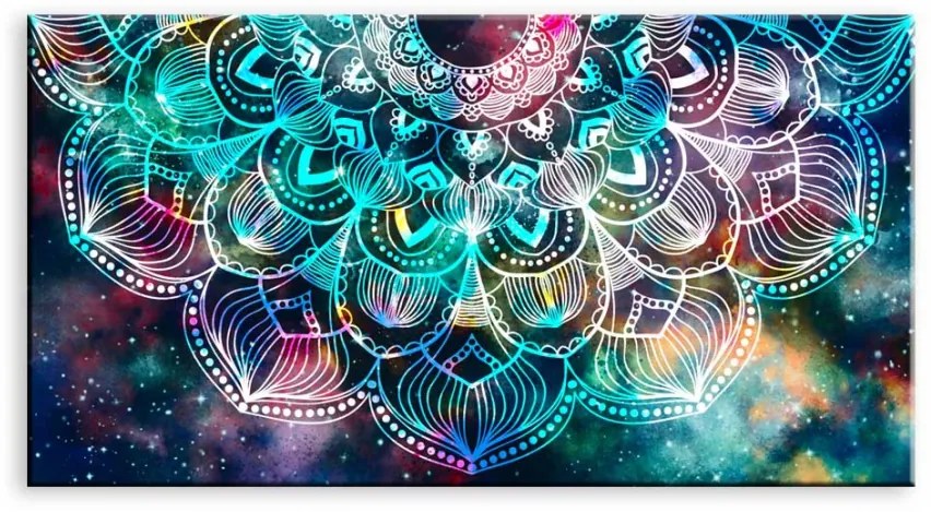 Vesmírná mandala I (150x80 cm) - InSmile ®