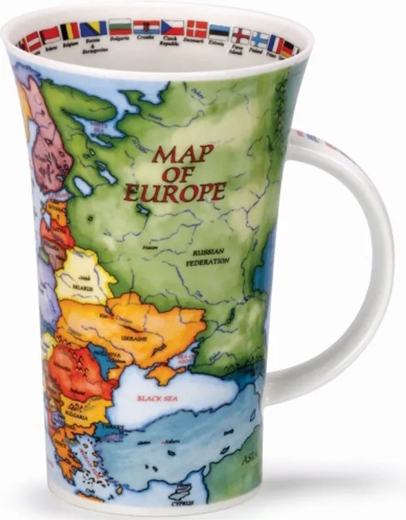 Hrnek Glencoe Map of Europe 500 ml Dunoon