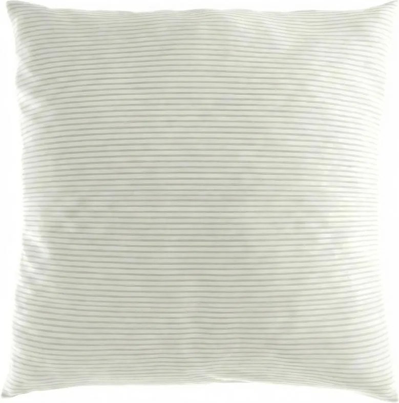 Kvalitex Povlak na polštář Atlas grádl 2mm proužek bílý se zipem 50x70cm 50x70cm
