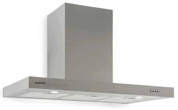 Klarstein Zarah 90, odsavač par, 90 cm, 600 m³/h, LED, ušlechtilá ocel