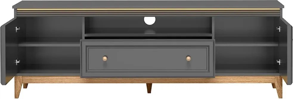 TERRA s | TV stolek TA-9 | 179 cm | šedá