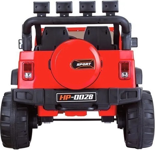 LEAN CARS Elektrické autíčko Jeep HP012 červené