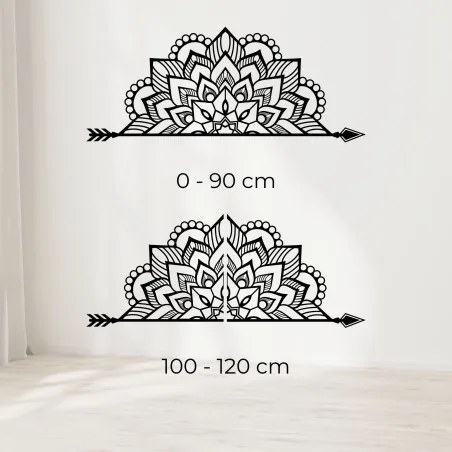 Mandala na zeď - Moderní dřevěná dekorace v boho stylu | SENTOP HDF0492