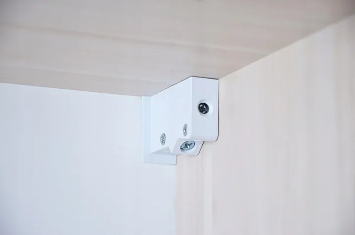 EXTOM Skříňka dolní rohová MALMO D13 U Korpus:: GREY, Dvířka:: ares white