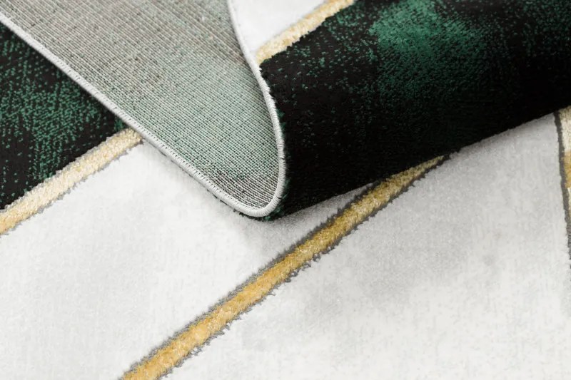 Dywany Łuszczów, Kusový koberec Emerald 1015 green and gold, 180x270, zelená, kancelář