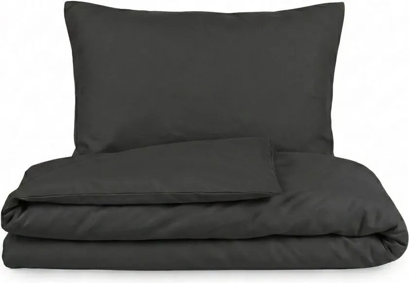 Kvalitex Bavlněné povlečení tmavě šedé 1x 220/200, 2x 70/90cm