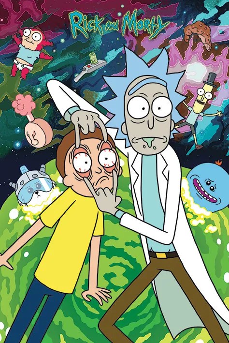 Plakát, Obraz - Rick and Morty - Watch, (61 x 91.5 cm)