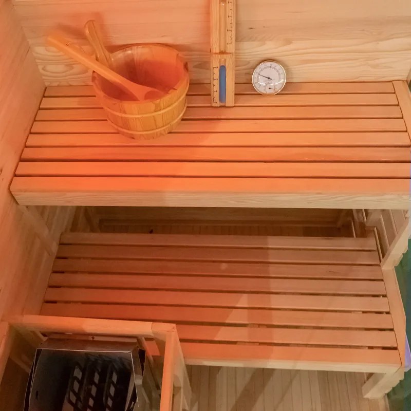 BPS-koupelny Finská sauna Relax HYD-4781 120x120, 2 osoby