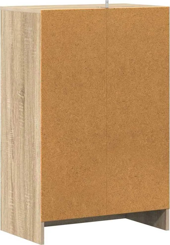 vidaXL Botník 60 x 35 x 92 cm dřevotříska [808928] Barva: Staré dřevo