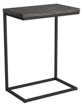Příruční stolek Diodor 56, Barvy police: černý / tmavý mramor Mirjan24 5902928147612