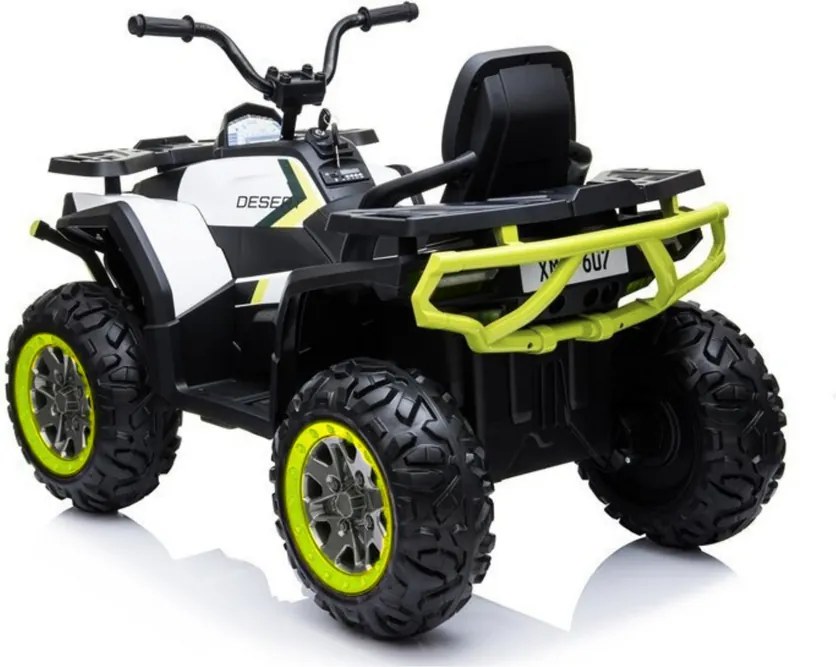 LEAN CARS Elektrická čtyřkolka XMX607 LED bílá