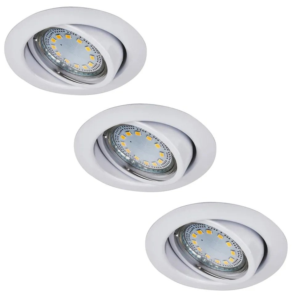 Rabalux 1049 - SADA 3xLED Podhledové svítidlo LITE 3xGU10-LED/3W/230V