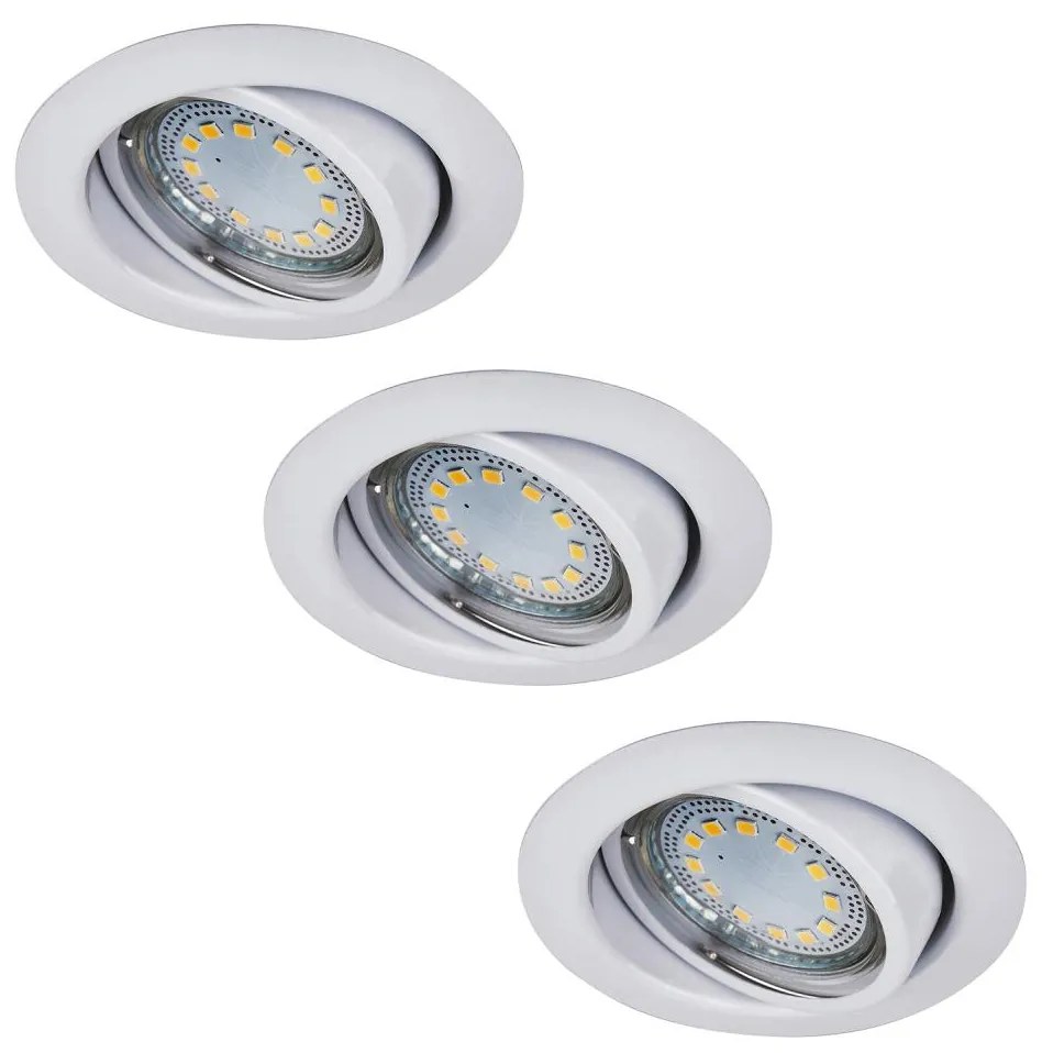 Rabalux Rabalux 1049 - SADA 3xLED Podhledové svítidlo LITE 3xGU10-LED/3W/230V RL1049