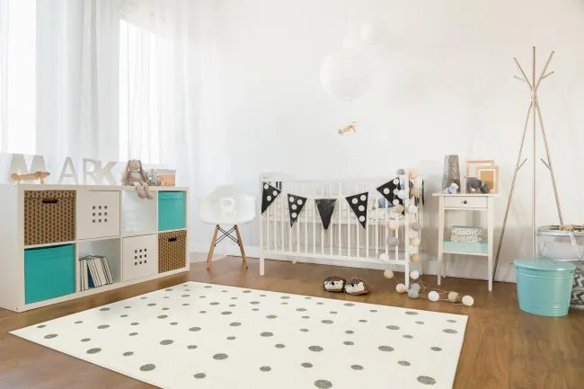 Koberec Tanami Kids C7217A krémový / zelený