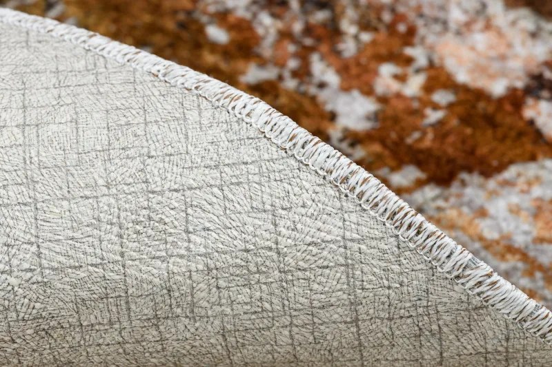 Dywany Łuszczów, Kusový koberec Miro 51463.802 Abstraction grey / gold, 160x220, vícebarevná, koupelna