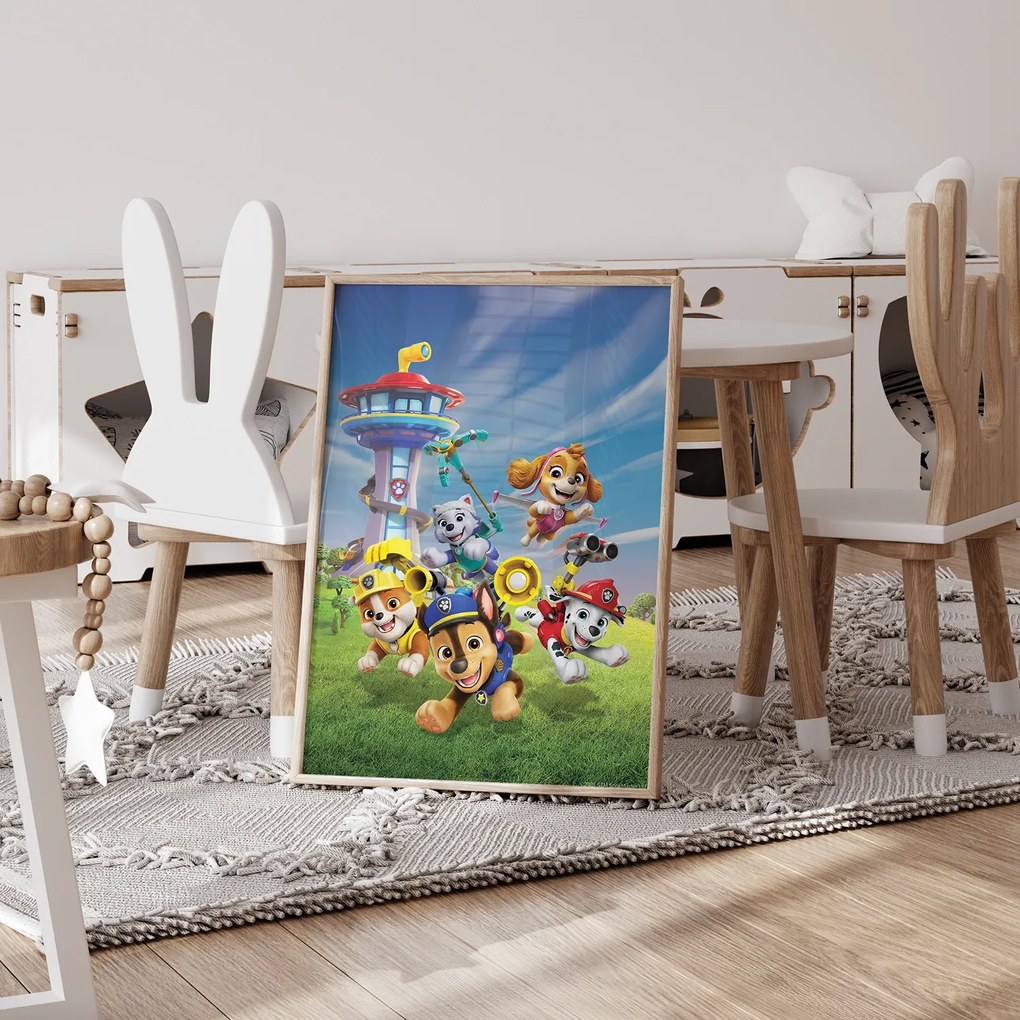 Oboustranný plakát Tlapková Patrola | 30 x 42 cm | DP351401