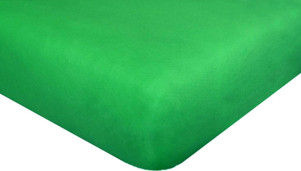 Aaryans Jersey prostěradlo zelené Rozměry: 90 x 200 cm | BIANO