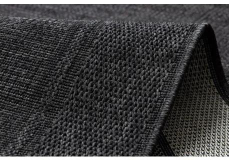 koberec TIMO 5000 SISAL venkovní rám černý velikost 180x270 cm | krásné koberce cz