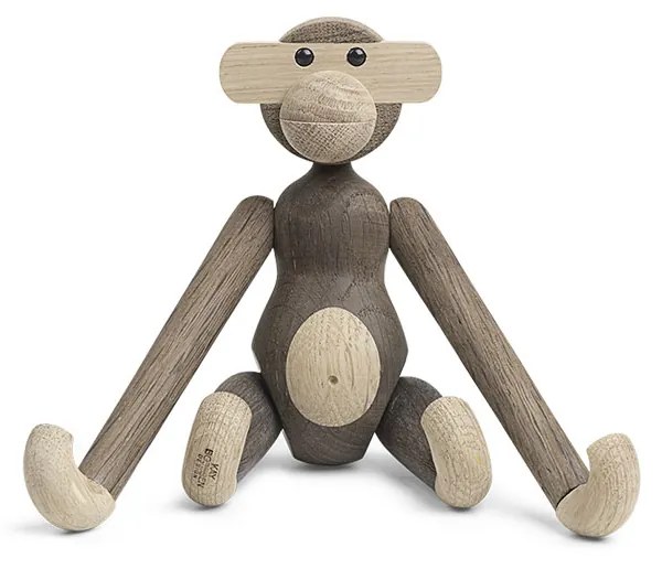 Opička Kay Bojesen Oak/Smoke Oak Small Kay Bojesen Denmark