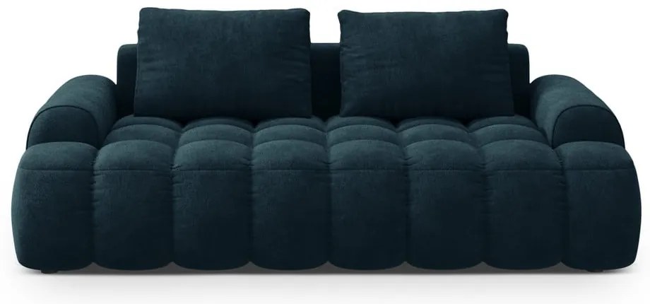 Sametová pohovka v petrolejové barvě 200 cm Linz – Cosmopolitan Design
