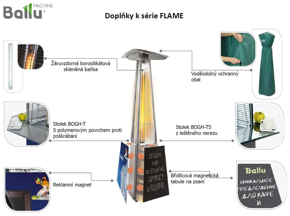 Ballu Plynový ohřívač FLAME - dálkové ovládání