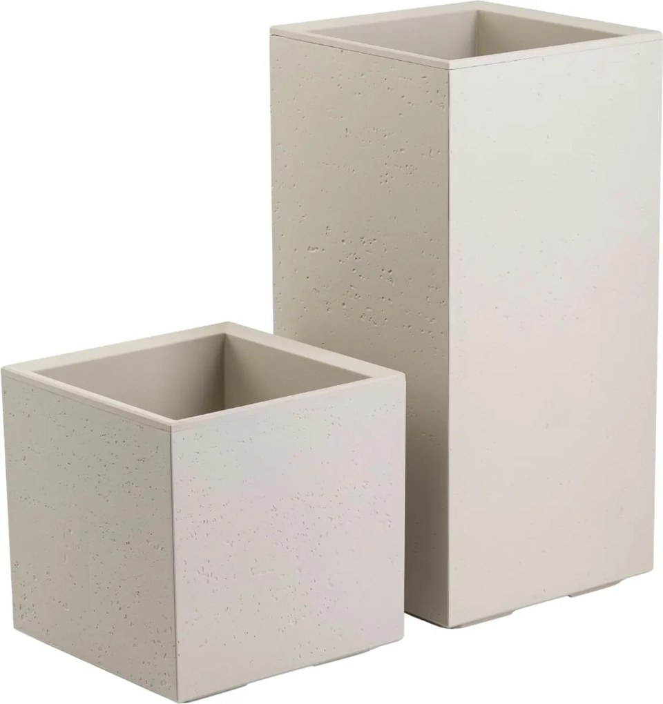 Sada 2 ks květináčů BETONIQUE 30x30/30x60 cm - výběr z 4 provedení