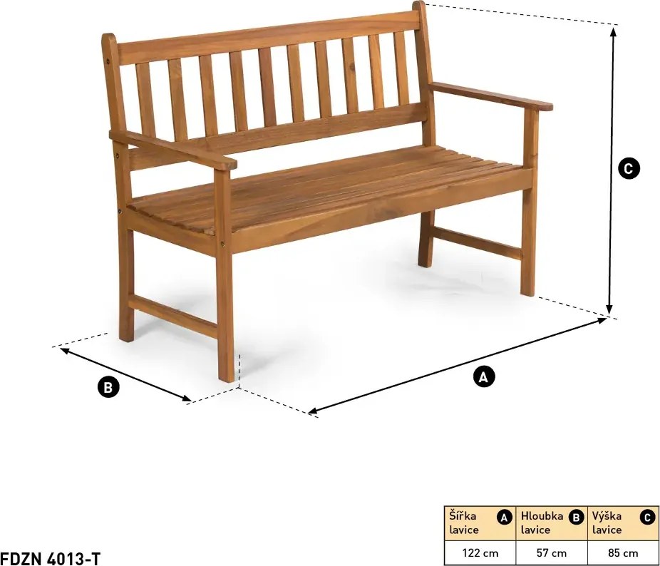 Fieldmann FDZN 4013 Zahradní lavice