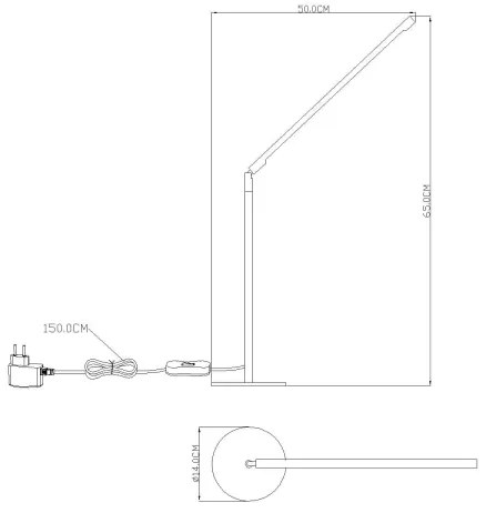 GLOBO 58153 - Stolní LED lampa ORION LED 48xLED/0,062W