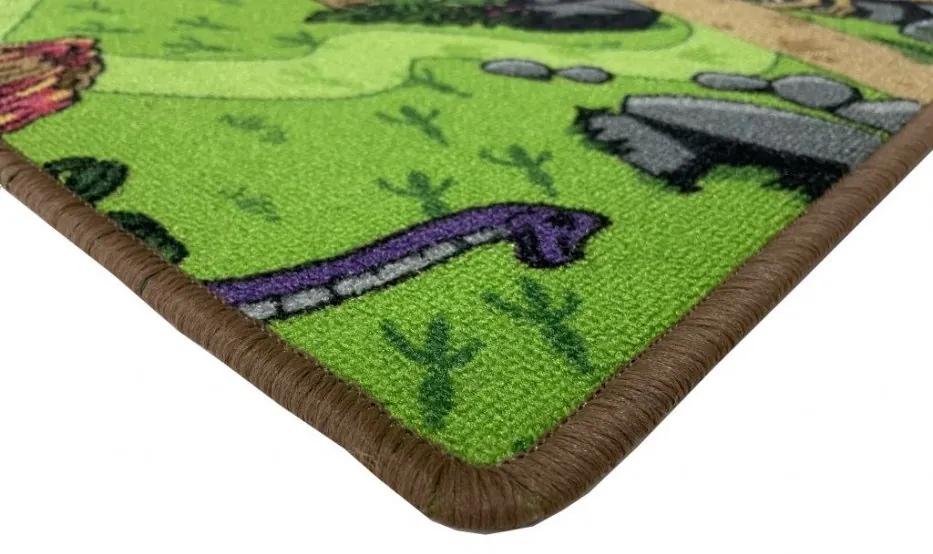 Vopi Dětský koberec Dino Kulatý 160 cm průměr