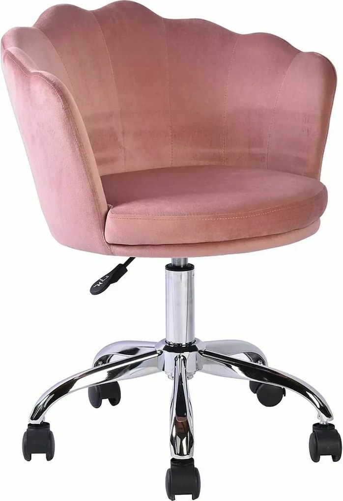 Kancelářské křeslo ROSE VELVET, starorůžové