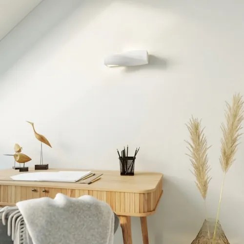 Nástěnné keramické svítidlo SOLLUX Sigma mini E27 1x60W bez zdroje SL.0229 bílá