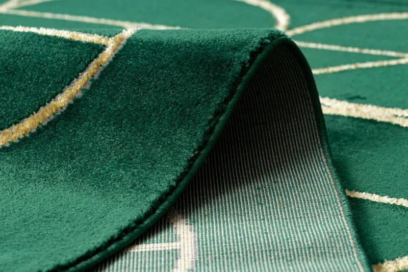 Dywany Łuszczów, Kusový koberec Emerald 1010 green and gold, 180x270, zelená, kancelář