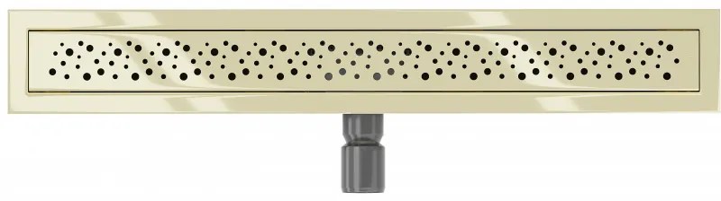 Mexen Flat M12 nerezový sprchový žlab 50 cm, zlatá, 1521050-15