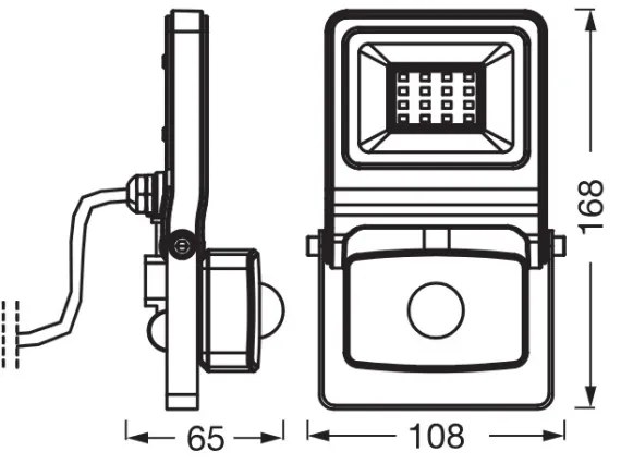 Osram - LED Reflektor se senzorem ENDURA LED/10W/230V 3000K IP44