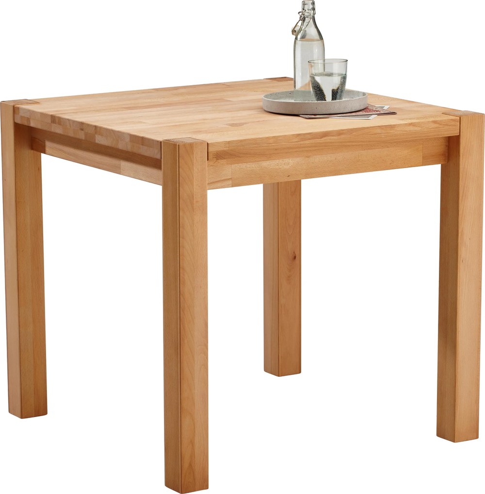XXXLutz JÍDELNÍ STŮL, jádrový buk, jádrový buk, 80/80/75 cm Carryhome - Jídelní stoly - 002748004901