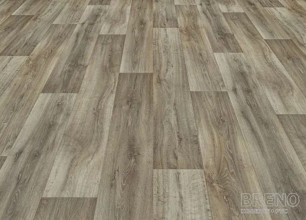 Breno PVC PURETEX Lime Oak 960L – tmavší dřevo, šíře 300 cm