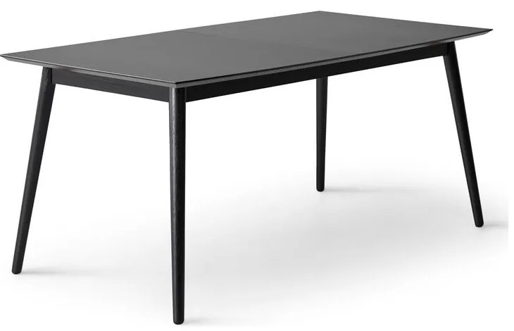 Černý rozkládací jídelní stůl s černou deskou 90x165 cm Meza – Hammel Furniture