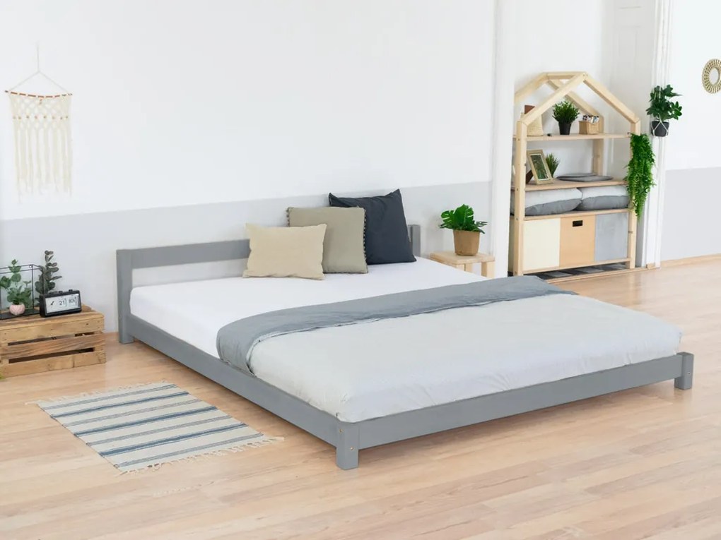 Postele pro dva COMFY 160x200 SMRK / BOROVICE - Přírodní