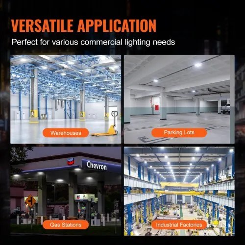 LED přístřešek osvětlení 150 W 16500LM 5000K Denní světlo venkovní osvětlení