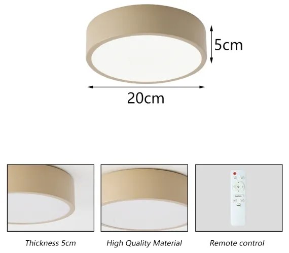 Brilagi -LED Stmívatelné svítidlo POOL LED/18W/230V 3000-6000K 20 cm béžová + DO