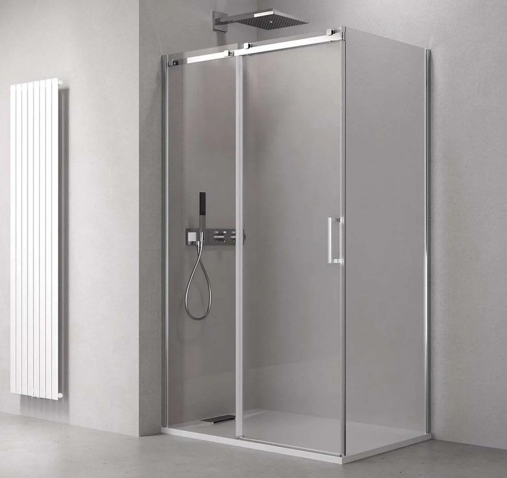 Polysan Thron - Sprchový kout Square 110x80 cm, Antidrop, čiré sklo/chrom TL1180-5002
