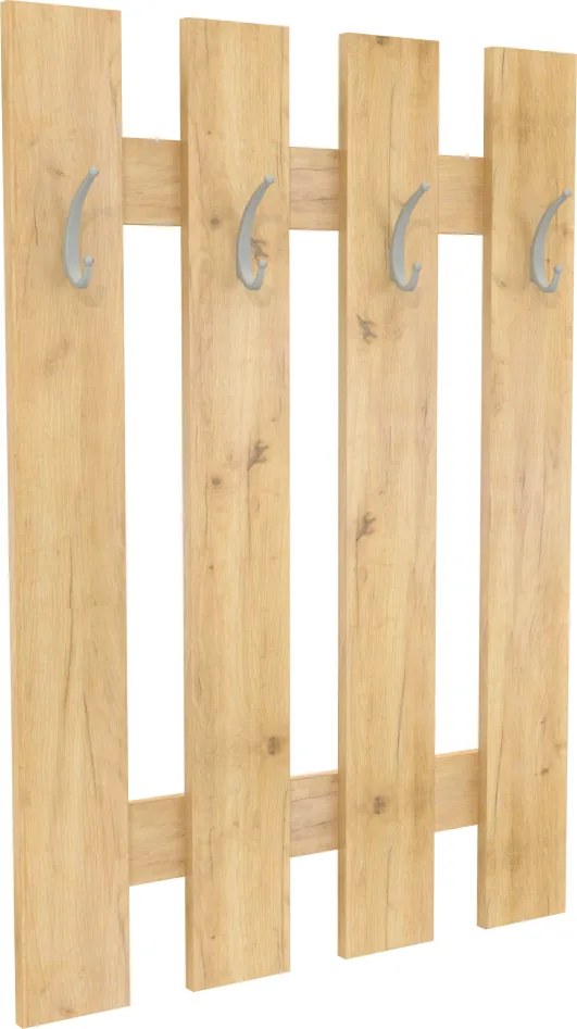 Věšáková stěna, dub artisan, KORADO NEW KV11