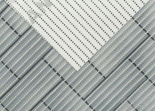 Breno Koupelnová pěnová předložka SOFTY-TEX 79814.8 šedá dlažba, šíře 65 cm, Šedá